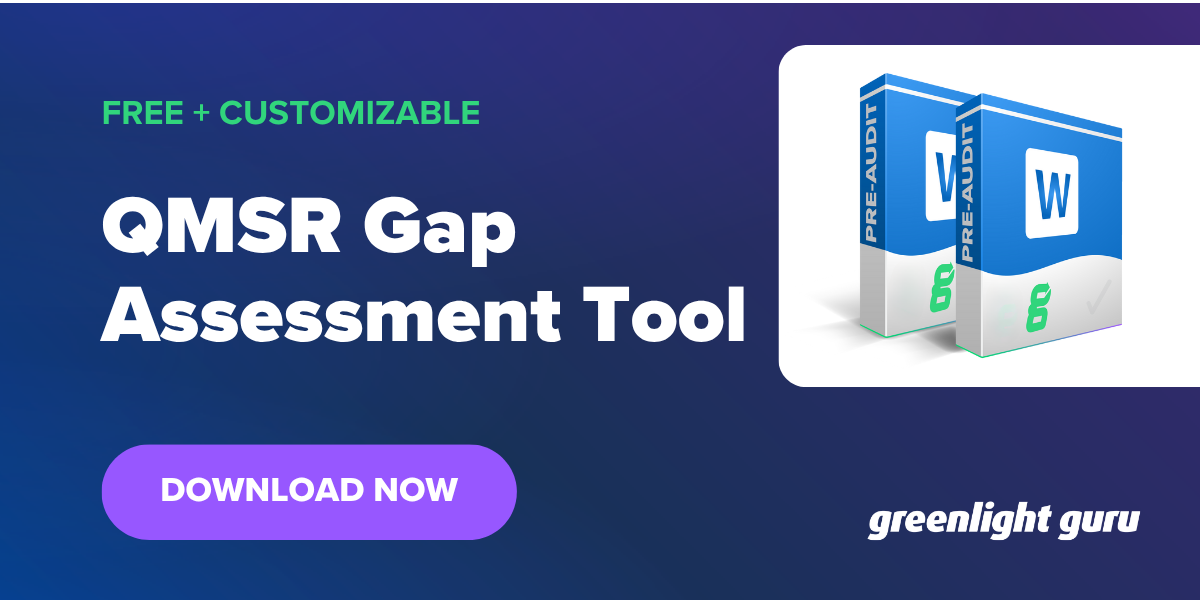 Qmsr Gap Assessment Tool Free Download